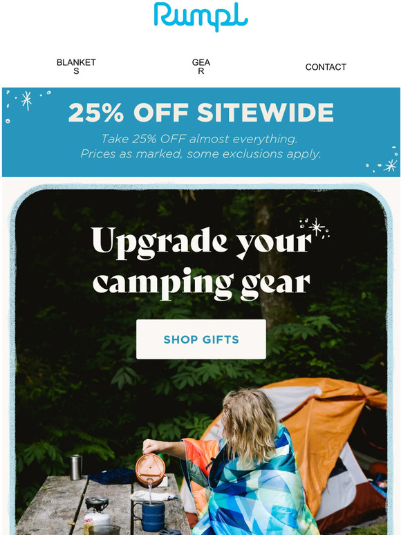 Rumpl: 25% off essentials for your next camping trip | Milled