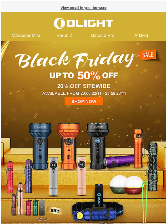 OLIGHT UK: Sale Starts NOW! Freebies And 12+1 New Items >> | Milled