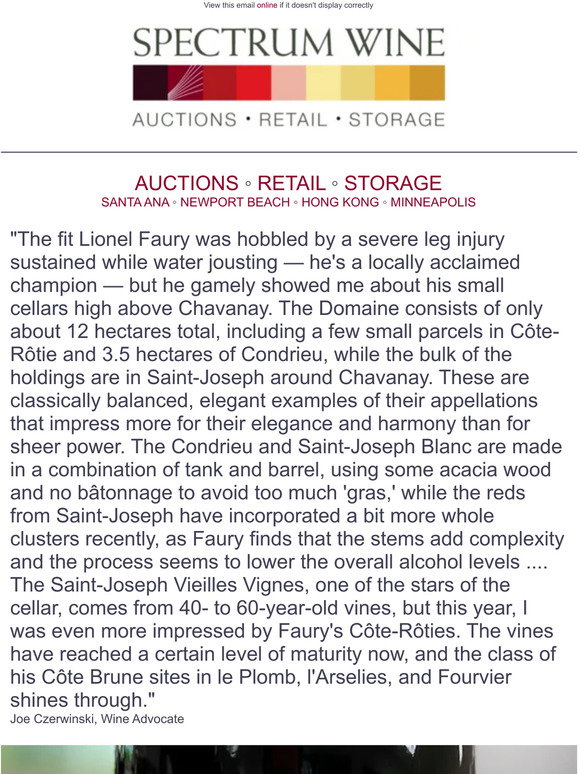 Spectrum Wine Retail: “… Classically Balanced, Elegant Examples Of ...