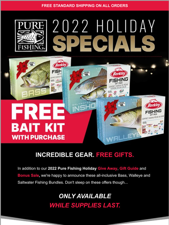 Pure Fishing: Get A Free Berkley Bait Kit With Select Combo Purchases ...