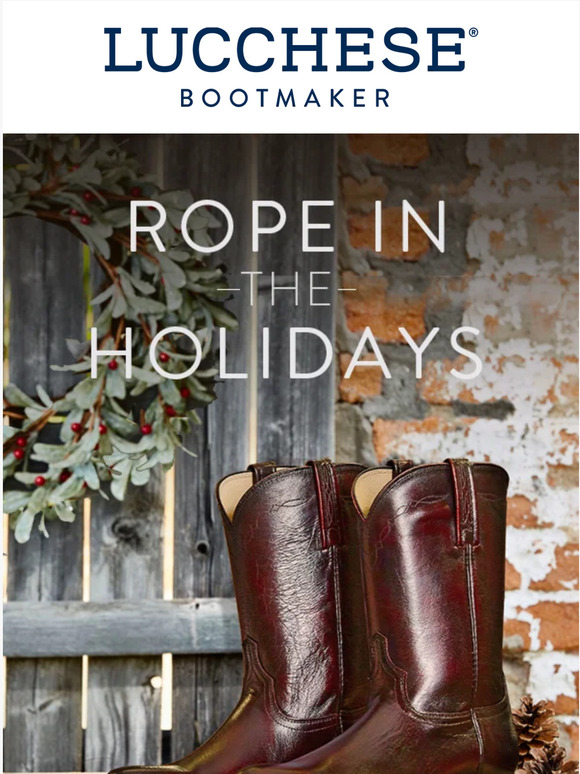 Lucchese Boot Co.: Our Favorite Winter Weather Ropers | Milled