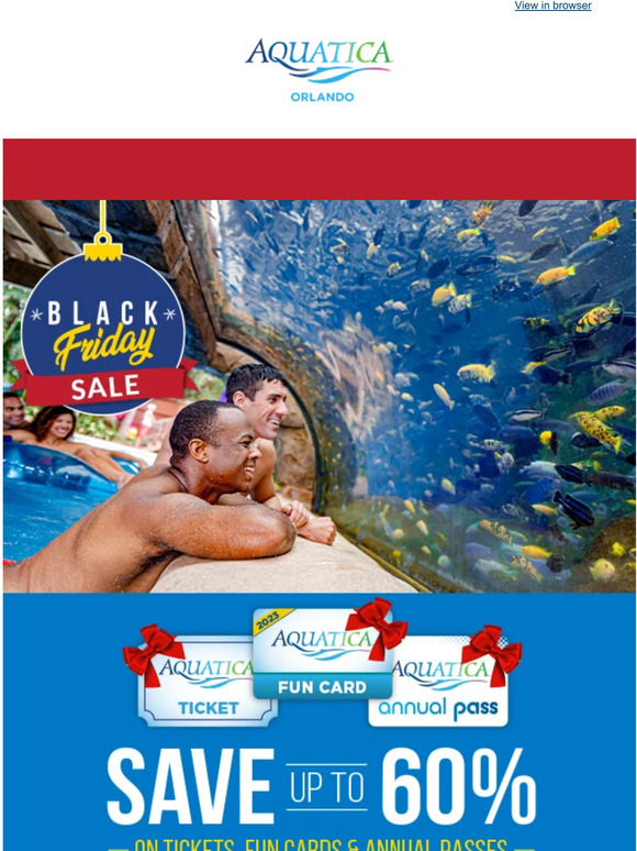 SeaWorld: Don't Miss Our Biggest Sale of the Year! | Milled