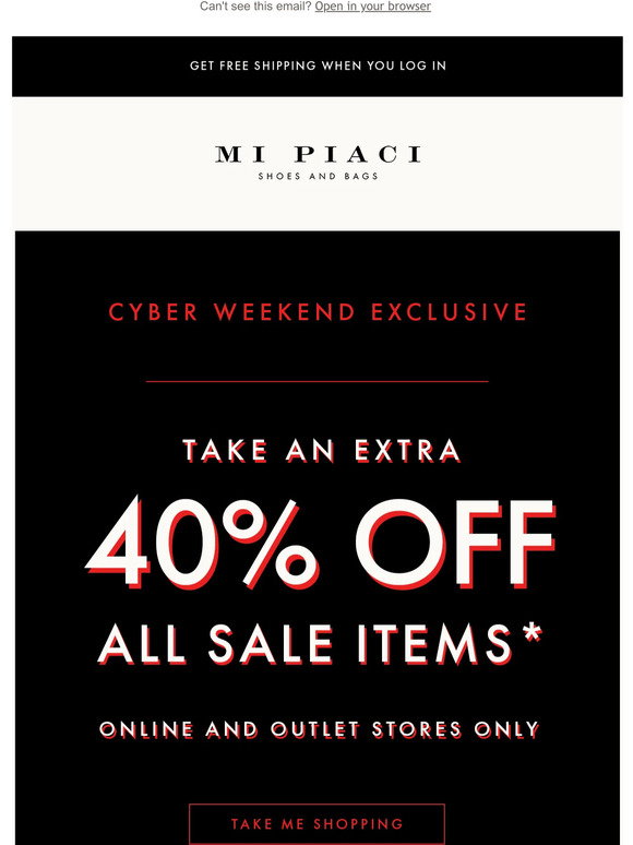 Mi Piaci: 🔥 CYBER WEEKEND STARTS NOW 🔥 | Milled