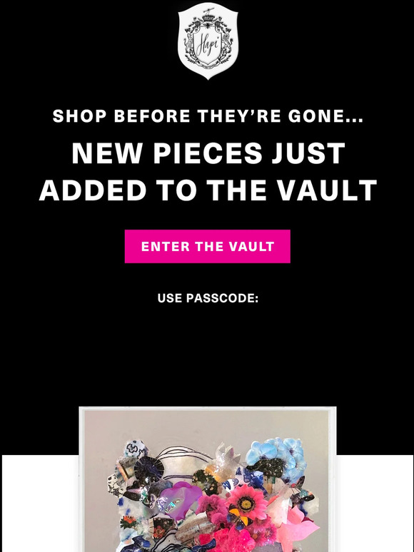 Hapi Art: 📣 THESE JUST IN...See What's New in The Vault | Milled