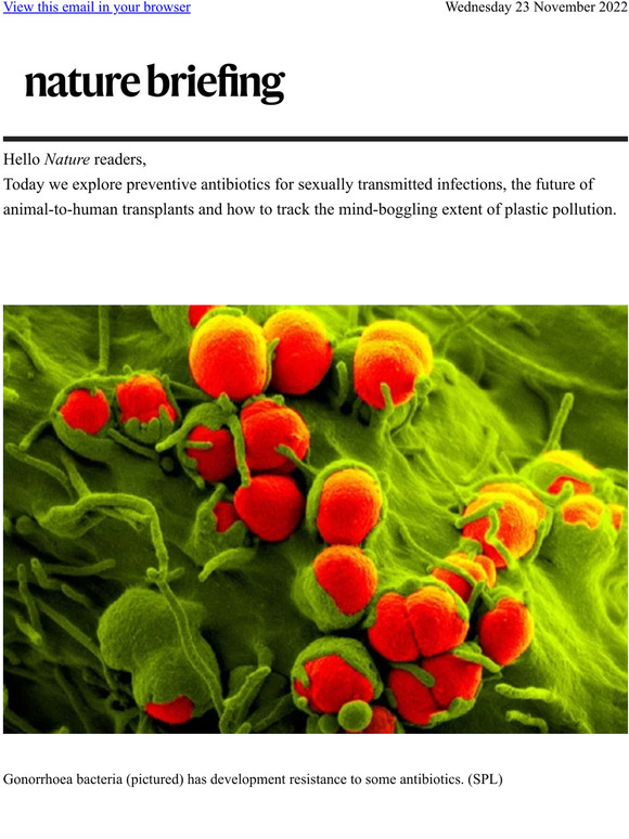 Nature Journal: Preventive antibiotics for sexually transmitted ...