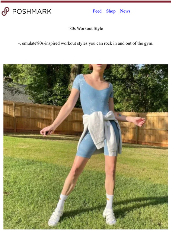 Poshmark: '80s workout wear turned street style | Milled