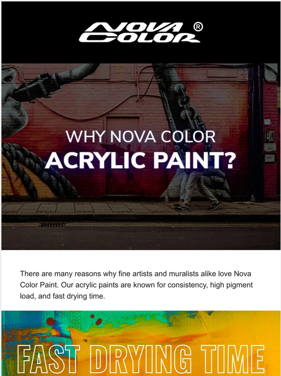 Nova Color Artists Acrylic Paint: Why Nova Color Paint? | Milled