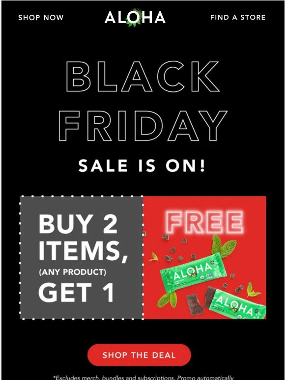 ALOHA: Black Friday Is ON 💥 | Milled