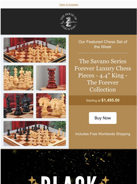 House Of Staunton: Our Featured Chess Set of the Week - The Savano ...
