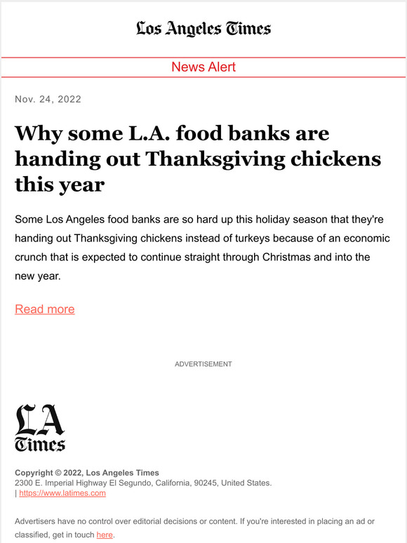 Los Angeles Times: Why some L.A. food banks are handing out ...