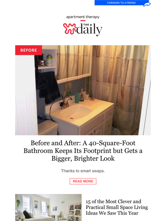 Kitchn: Before and After: A 40-Square-Foot Bathroom Keeps Its Footprint ...
