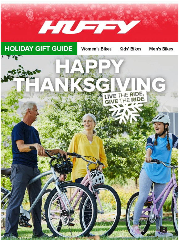 Huffy Bikes: 💕 We hope your Thanksgiving is super fun! | Milled