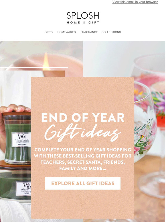 Splosh: End of Year Gift Ideas 🎁 | Milled