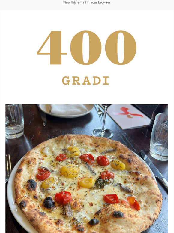 400 Gradi: Our New Summer Menu is around the corner! | Milled
