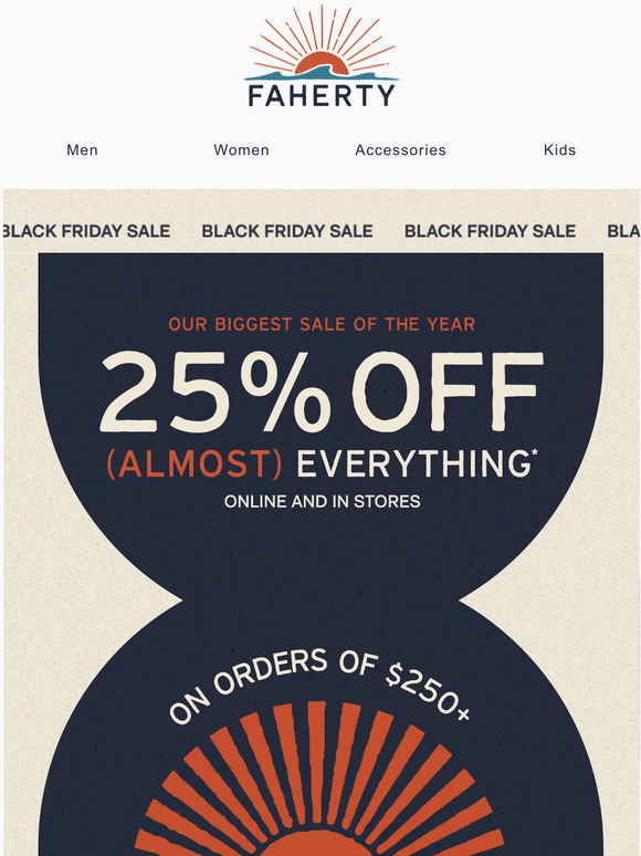 Faherty: 25% Off (Almost) Everything | Milled