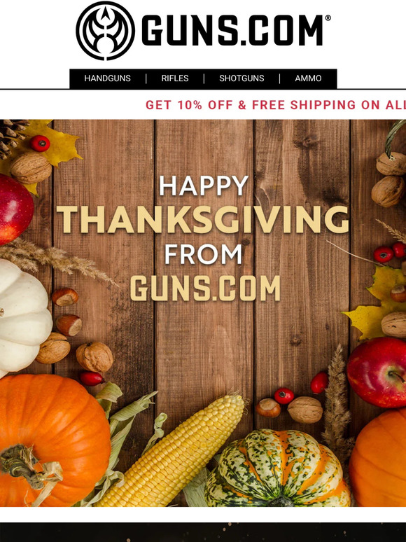 Guns.com: Happy Thanksgiving From Guns.com 🦃 | Milled