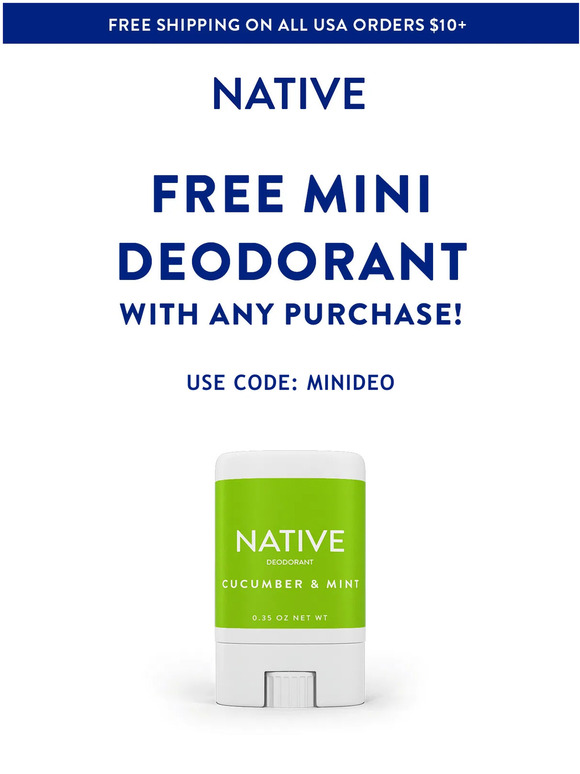 Native: Alycia, Get A Free Mini Deodorant! | Milled