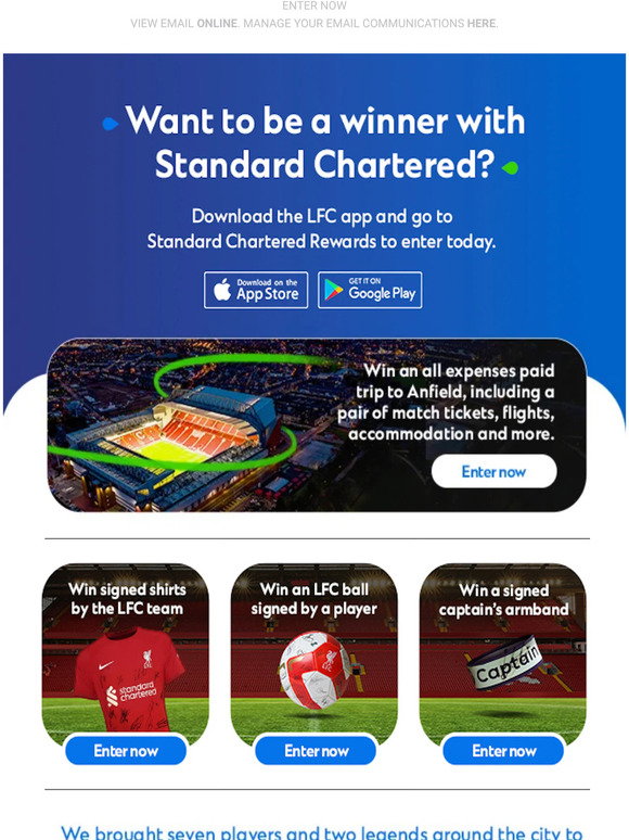 Liverpool FC: Win a trip to Anfield or a signed shirt, signed ball or ...