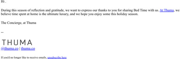 Thuma: Thuma thanks you. | Milled