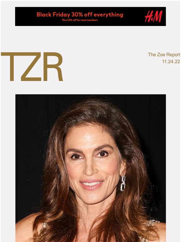 The Zoe Report: Cindy Crawford Effortlessly Nailed The Miniskirt Trend ...