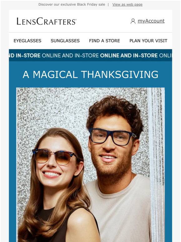 LensCrafters: Celebrate in style this Thanksgiving | Milled
