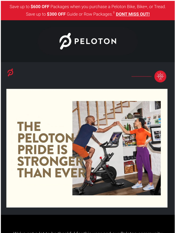 Peloton: Thankful for the Peloton community 🫶 | Milled