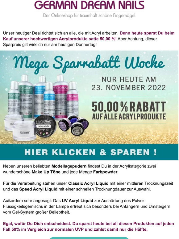 German Dream Nails: 💅 Acryler aufgepasst: Das dürft ihr nicht verpassen ...