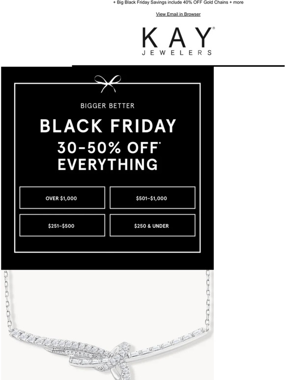 Kay Jewelers: 30-50% OFF Everything | Yes, you read that right! | Milled