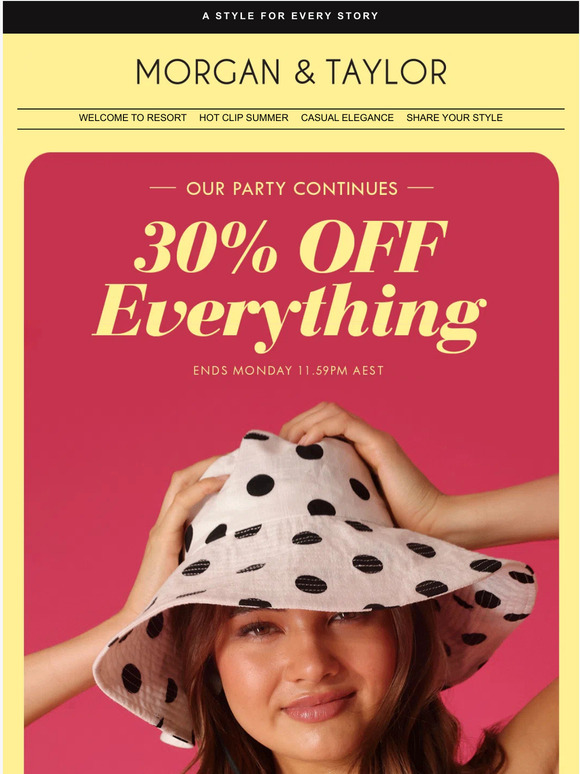 Morgan & Taylor (AU): Our party continues 🎉 | Milled