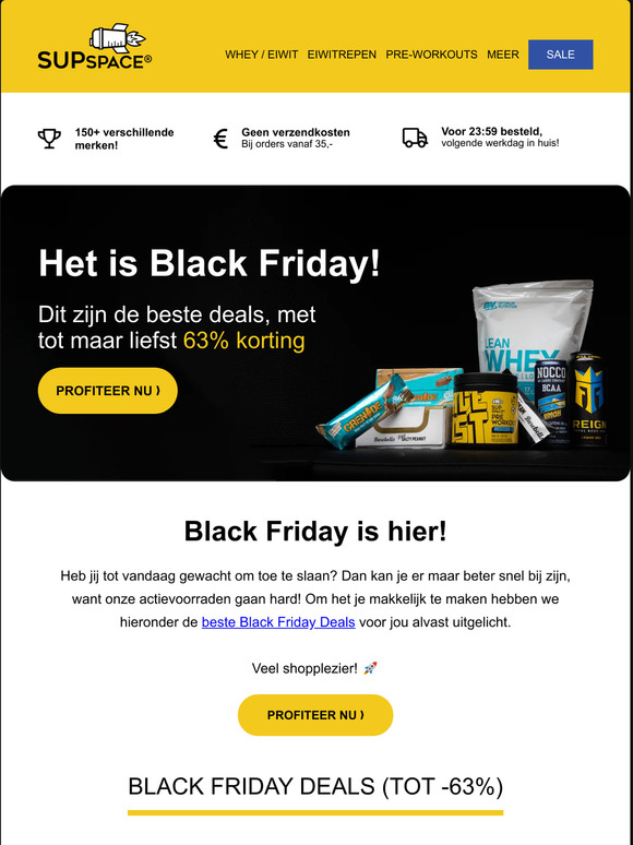 Supspace: 🏴 BLACK FRIDAY: dit zijn de beste deals (tot -63%) | Milled