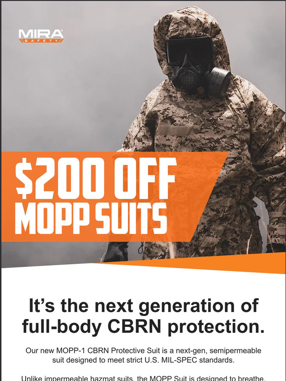 MIRA Safety: $200 Off Your New MOPP Suit 🛡️ | Milled