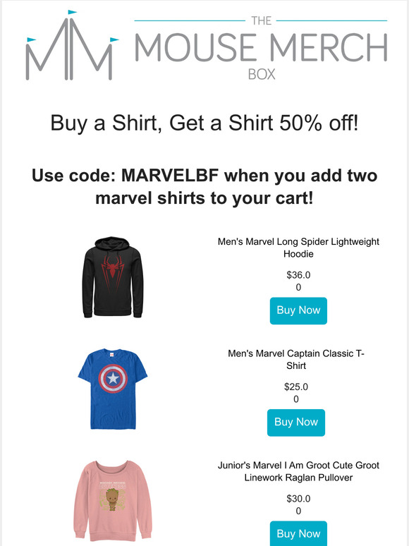 The Mouse Merch Box: AVENGERS...assemble with 50% off! | Milled