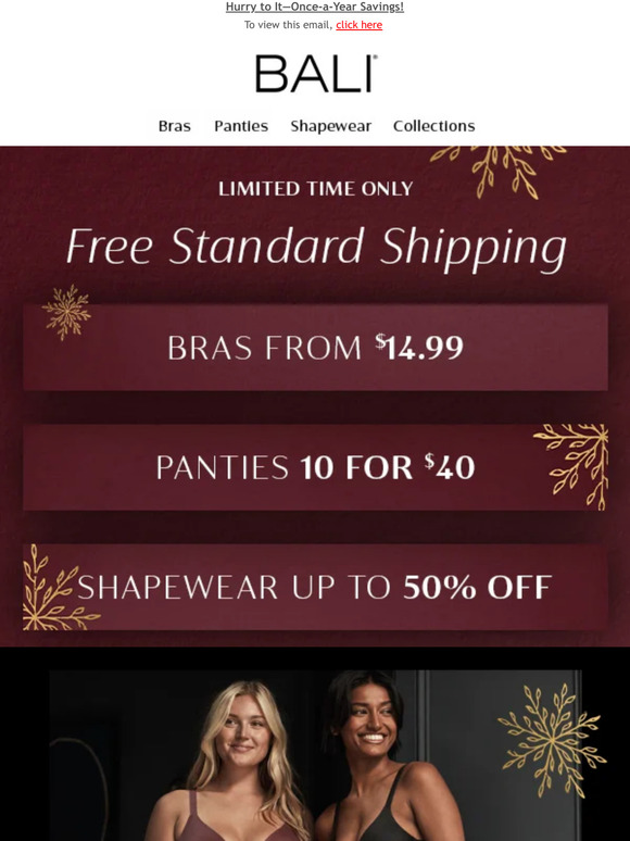 Bali Bras: Our Lowest Prices & Free Shipping 🙌 | Milled