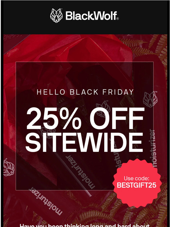 Black Wolf Nation: 🚨 BLACK FRIDAY 3...2...1 | Milled