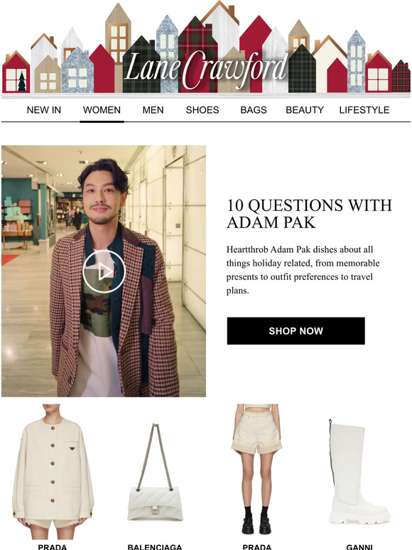 Lane Crawford: Christmas Q&A With Adam Pak | Milled