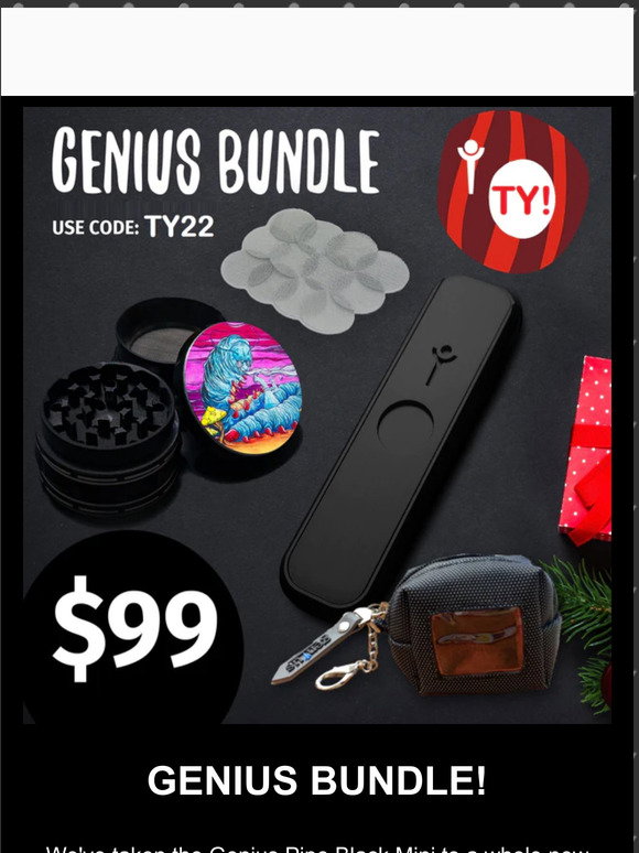 Genius Pipe: Rare Genius Special and Black Friday deals! | Milled