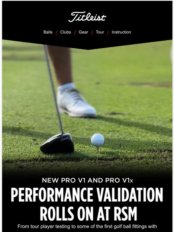 Titleist: New Pro V1 and Pro V1x Validation Continues on Tour | Milled