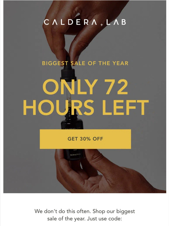 Caldera + Lab: Listen 🆙! This only happens once a year. | Milled