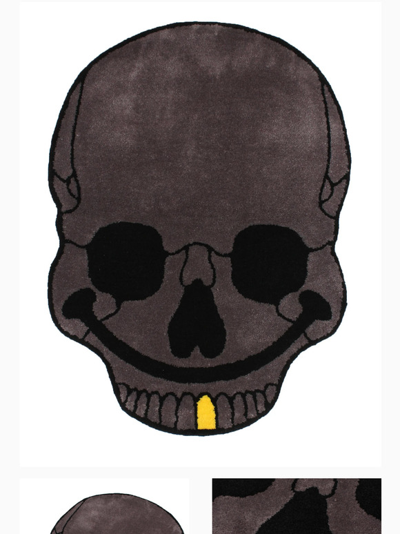 Prospective Flow: Smiley Skull Rug "Smoke" Now Available! | Milled