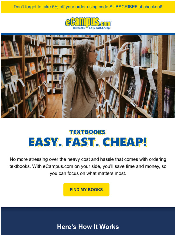 eCampus: Ready to Start Saving Hundreds Each Semester? | Milled