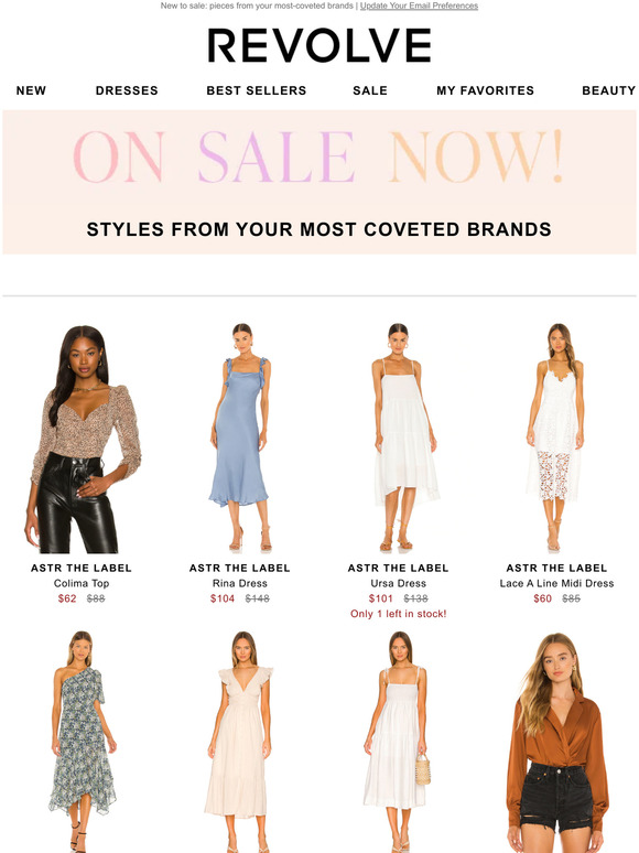 REVOLVE: ON SALE NOW: Styles from your favorite designers! | Milled