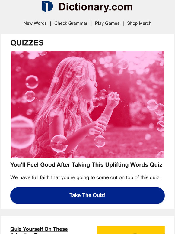 Dictionary.com: QUIZ: Is The Word "Wonder" An Adjective? | Milled