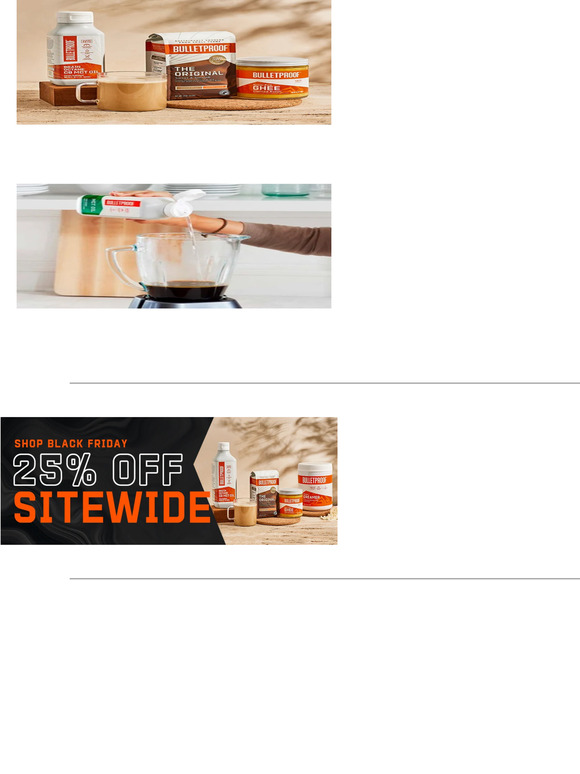 Bulletproof: WEEKLY BULLETIN: Boost Your Wellness | Milled