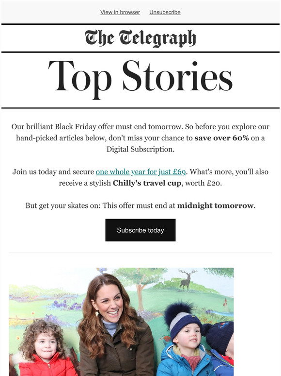 The Telegraph: Princess of Wales exclusive | Milled