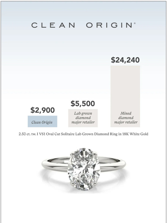 Clean Origin: Ending in 2 days: Made-to-order engagement rings | Milled