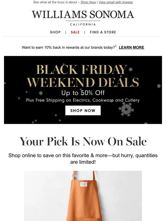 Pottery Barn Kids: Good news! Williams Sonoma Classic Solid Adult & Kid ...