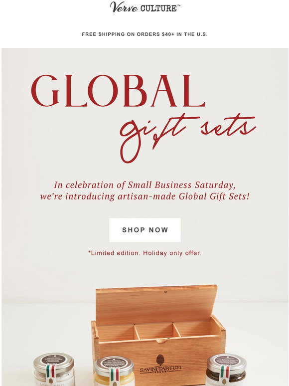 Verve Culture: 🎁 Meet Our Limited Edition Global Gift Sets | Milled