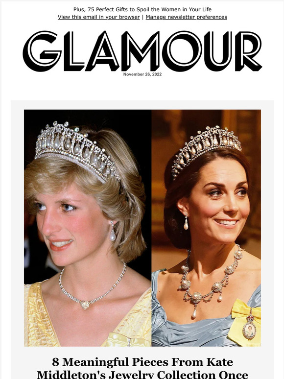 Glamour: 8 Meaningful Pieces From Kate Middleton's Jewelry Collection ...