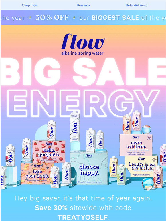 Flow Hydration: Hey big saver 👋 | Milled