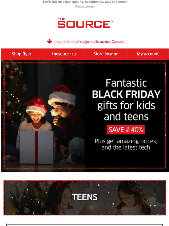 The Source: Don't miss out! Excite your kids and teens with the latest ...